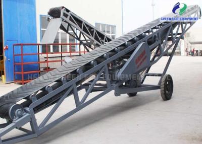 China Sand Adjust Height Pu Belt Cement Conveyor Mobile Loading For Truck And Container for sale