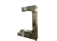 China C Type Chain Bucket Conveyor , Heat Resistant Bean Candy Grain Bucket Elevator for sale