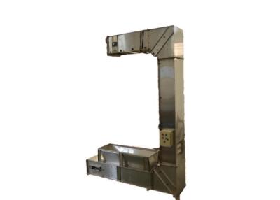 China C Type Chain Bucket Conveyor , Heat Resistant Bean Candy Grain Bucket Elevator for sale