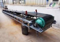 China Big Throughput Industrial Belt Conveyor Carbon Steel Frame Material for sale