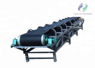 China Coal Mining Fertilizer Belt Conveyor , Rubber Belt Conveyor Machine for sale