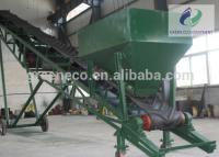 China Strong Mobile Industrial Belt Conveyor With Hopper For Powdery Material for sale