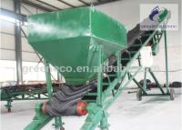 China Customized Light Industry Slope Rubber Belt Conveyor With Hopper for sale