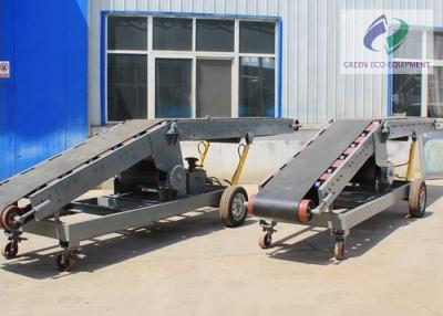 China Customized Light Industry Slope Rubber Belt Conveyor With Hopper for sale