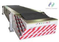 China Lift - Type Telescopic Belt Conveyor / Extendable Belt Conveyor For Truck Loading for sale