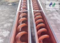 China High Power Long Distance Feed Screw Conveyor For Sand Grain Loose Materials for sale