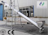 China Wood Chips Flexible Screw Feeder , Shaftless Screw Auger Conveyor for sale