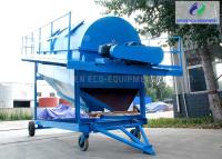 China Portable Mobile Trommel Screen Machine , 90mm Gold Mining Trommel for sale