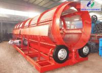 China Shaftless Rotary Trommel Screen Machine For Woodchips / Compost / Urban Waste for sale