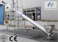 China 25m Max Length Flexible Feed Screw Conveyor For Wood Chips Positive Drive for sale