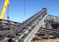 China 400mm Width Flat Type Stone Belt Conveyor With Price for sale