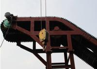 China Heat Resistant Cement Side Wall Conveyor 90 Degree Slant Angle for sale