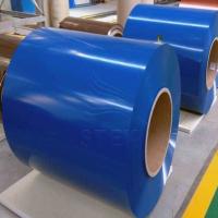 China Blue Ppgi Color Coated Coil 508mm 610mm for sale