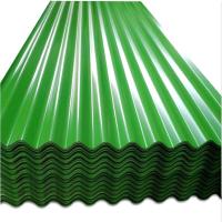 China ISO 9001 Red Pre Painted Iron Sheets 610mm Coloured Corrugated Roofing for sale