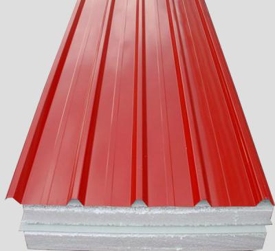 China DX51D Prepainted Corrugated Roofing Sheet SGCC Red Color 0.125-2.5mm Thickness for sale