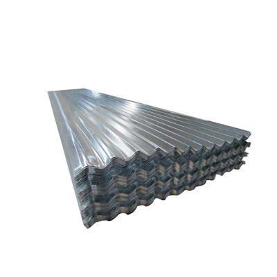 China 26 Gauge Galvanized Corrugated Steel Sheet CGCC 8 Ft Metal Roofing Panel for sale