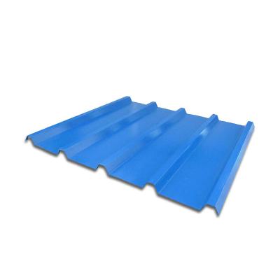China ISO 18001 Zinc Coated Roofing Sheet AZ160 Blue Colour Roof Plate 0.30mm for sale