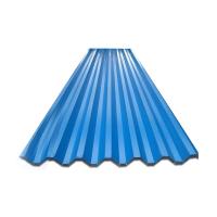 China Prepainted Color Coated Steel Roofing Sheet 0.125-2.5mm 35 Micron Top Paint for sale
