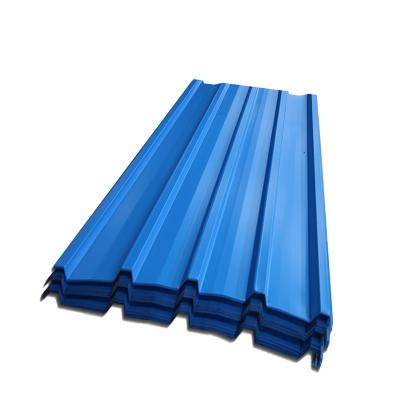 China Prepainted Galvanized Steel Roofing Sheet 32 Gauge Blue AZ20 Coating 30-275g/m2 for sale
