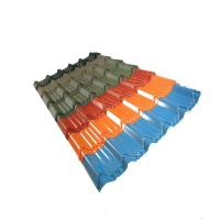 China Prepainted Roofing Sheet 7-30um Color Coated Steel ISO 18001 High Bearing Capacity for sale