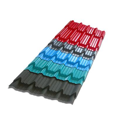 China Prepainted Color Coated Galvanized Steel Roofing Sheet 0.2mm 508mm 610mm for sale