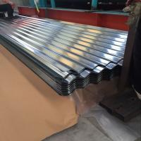 China SPCC Galvanized Corrugated Roofing Sheet PVDF Paint 0.3-1.2mm Thickness for sale
