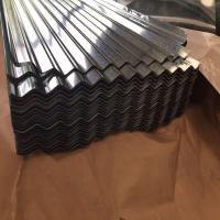 China Q195 Galvanized Corrugated Roofing Sheet 0.105-0.8mm Thickness 1250mm Width Zinc Coated Metal Panel for sale