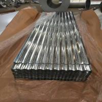 China Q195 Galvanized Corrugated Roofing Sheet 0.105-0.8mm Thickness 1250mm Width Zinc Coated Metal Panel for sale