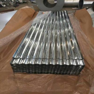China Q195 Galvanized Corrugated Roofing Sheet 0.105-0.8mm Thickness 1250mm Width Zinc Coated Metal Panel for sale
