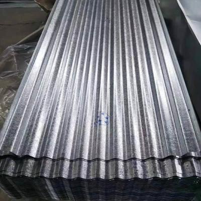 China Galvanized Corrugated Roofing Sheet 600-1100mm Width 14 Gauge Steel Panel for sale