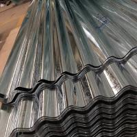 China Galvanized Corrugated Roofing Sheet Z125 SGCC 0.105-0.8mm Thickness for Durable Roofing for sale