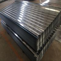 China Galvanized Steel Corrugated Roof Panel 600-1100mm Width SGCC G550 Full Hard for sale