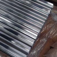 China Galvanized Steel Corrugated Roof Panel 600-1100mm Width SGCC G550 Full Hard for sale
