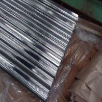 China 610mm Galvanized Corrugated Sheet SGCC 18 Gauge Corrugated Metal Panels 0.8mm Thick for sale