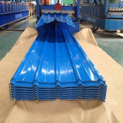 China G550 Color Coated Corrugated Zinc Steel Roofing Sheet 0.8mm Thickness for sale