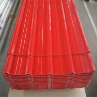 China G550 Color Coated Corrugated Zinc Steel Roofing Sheet 0.8mm Thickness for sale