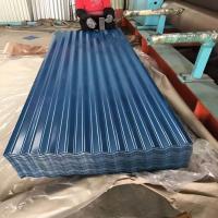 China ISO 9001 Red Pre Painted Iron Sheets 610mm Coloured Corrugated Roofing for sale