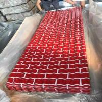 China Red DX51D Color Coated Galvalume Steel Sheet 0.125-2.5mm for Roofing Construction for sale
