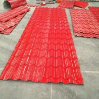 China 0.125-2.5mm Regular Spangle Prepainted Roofing Sheet Galvanized Color 30g/m2 for sale