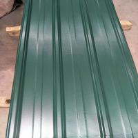 China Prepainted Roofing Sheet 7-30um Color Coated Steel ISO 18001 High Bearing Capacity for sale