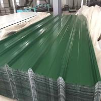 China Color Coated Corrugated Roofing Sheet 0.105-0.8mm Thickness 600-1100mm Width for sale
