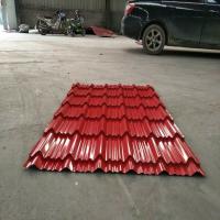 China Prepainted Roofing Sheet 0.5mm Waterproof Corrugated Steel Roofing 30-275g Zinc Coating for sale