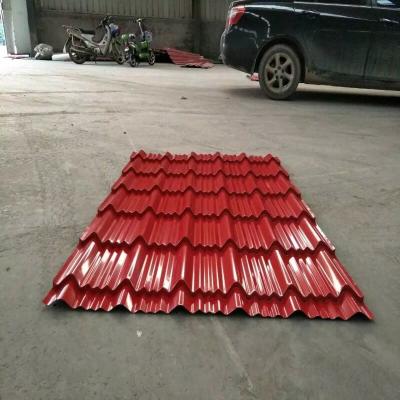 China Prepainted Roofing Sheet 0.5mm Waterproof Corrugated Steel Roofing 30-275g Zinc Coating for sale