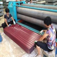 China Ral Prepainted Corrugated Roof Sheet Zero Regular Spangle Hot Dipped Roofing for sale