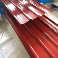China Ral Prepainted Corrugated Roof Sheet Zero Regular Spangle Hot Dipped Roofing for sale