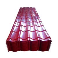China DX51D Prepainted Corrugated Zinc Roofing Sheet 30-275g/m2 Steel Grade SGCC for sale