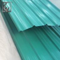China 0.125-2.5mm Regular Spangle Prepainted Roofing Sheet Galvanized Color 30g/m2 for sale