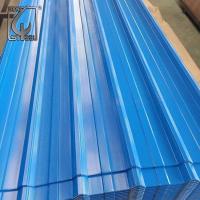 China DX52D Color Coated Corrugated Roofing Sheet 0.125-2.5mm Red Metal Roofing for sale