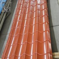 China PPGI Galvanized Roofing Sheet 60-275g/m2 Zinc Coating 1000-6000mm Length for sale