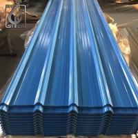 China Color Coated Galvanized Steel Roofing Sheet 0.125-2.5mm SPCC High Strength for sale